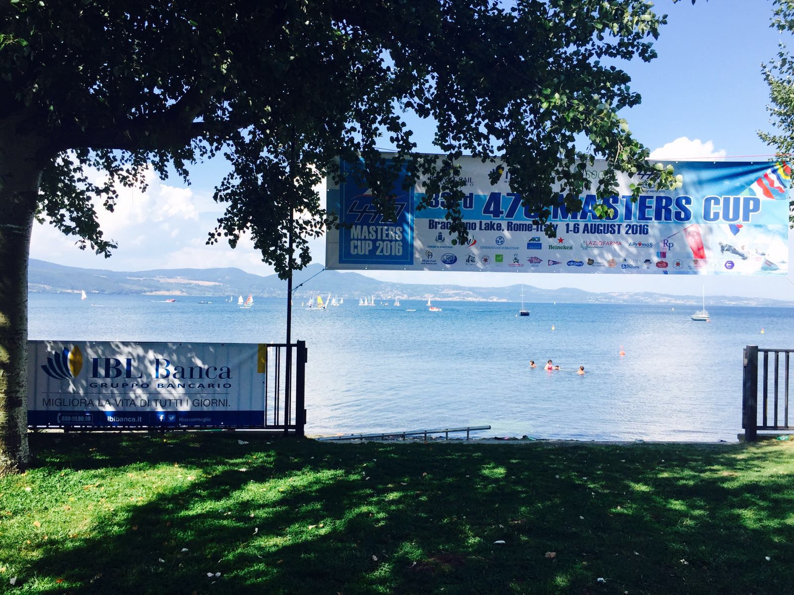 Team New Zealand al Lago di Bracciano. Prime prove di navigazione ...